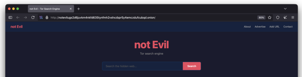 Not Evil — Dark Web Search Engine Onion Link & Guide (2026)